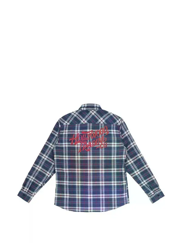 HTC LOS ANGELES Check Cotton-flannel Shirt