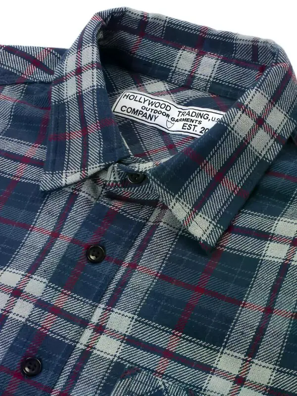 HTC LOS ANGELES Check Cotton-flannel Shirt
