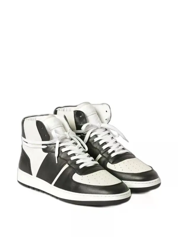 COLLEGIUM Destroyer Leather Sneakers - Black