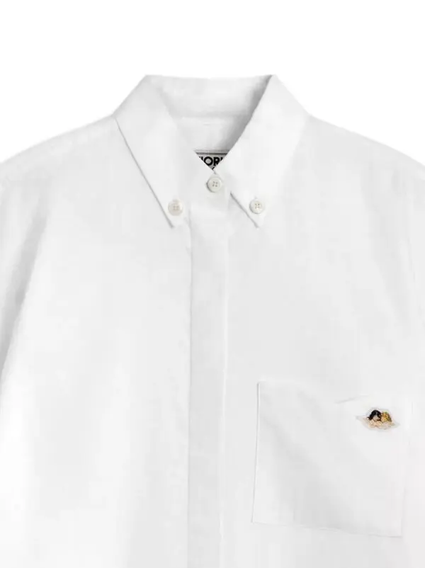 Fiorucci Angel Patch Midi Shirt Dress