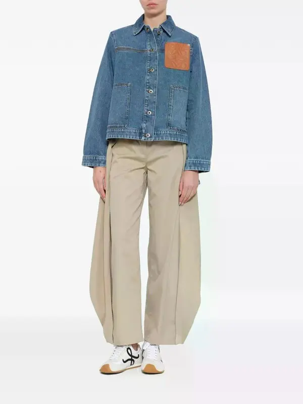 Loewe Pleated Straight-leg Trousers