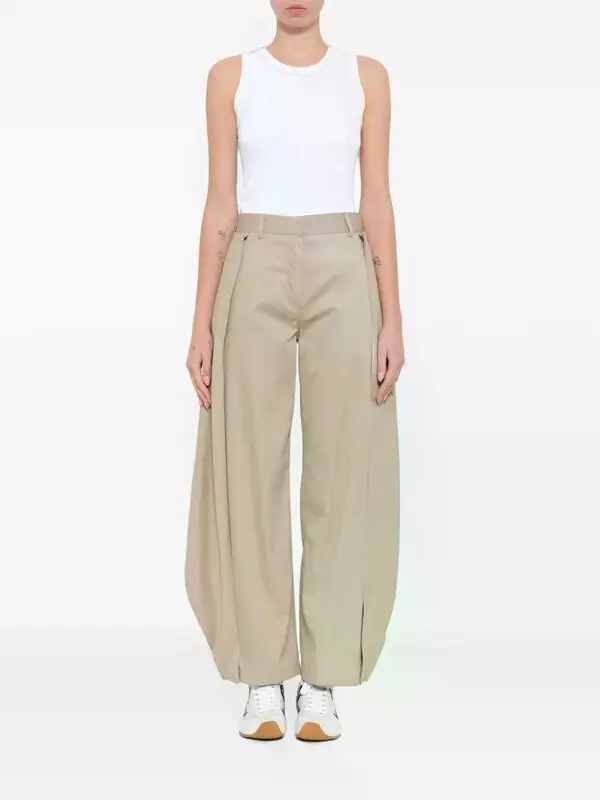 Loewe Pleated Straight-leg Trousers