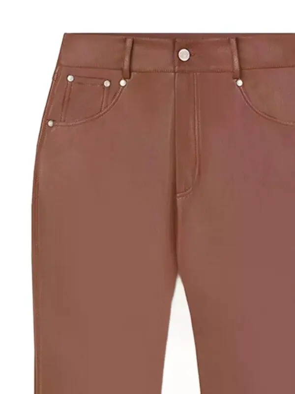 Nanushka Jacoba Five-pocket Trousers - Brown