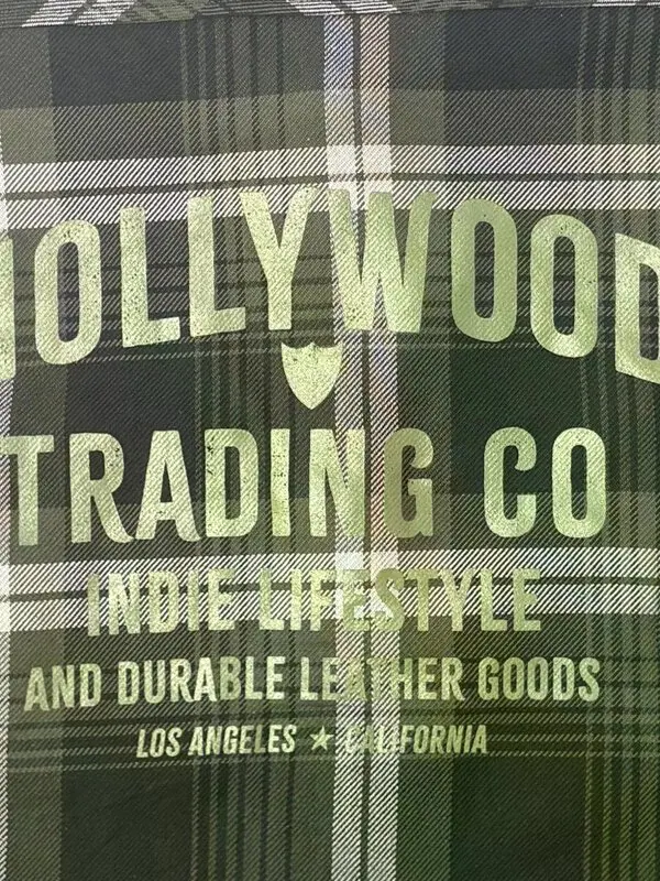 HTC LOS ANGELES Check-pattern Logo-print Shirt