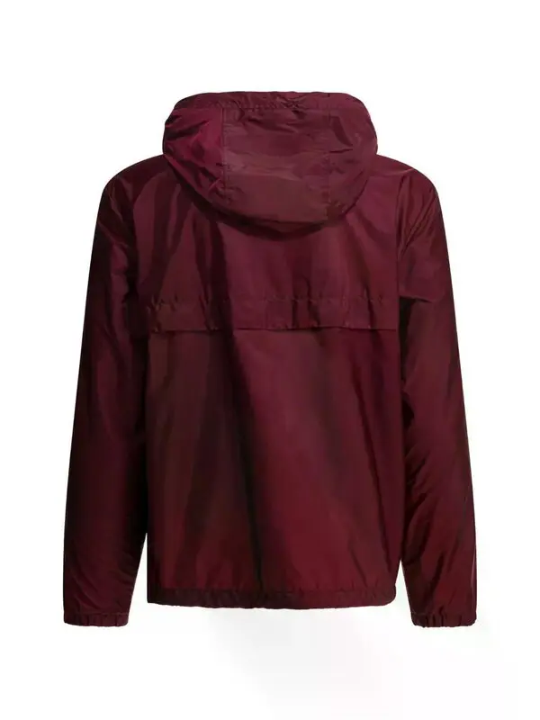 Moncler Logo-patch Hooded Jacket - Red