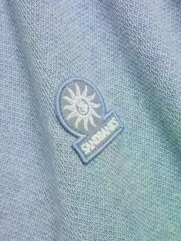 SANDBANKS Contrast-trim Logo-patch Shirt