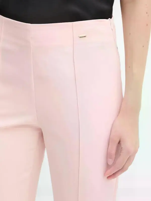 GAUDI Pressed-crease Flared Trousers