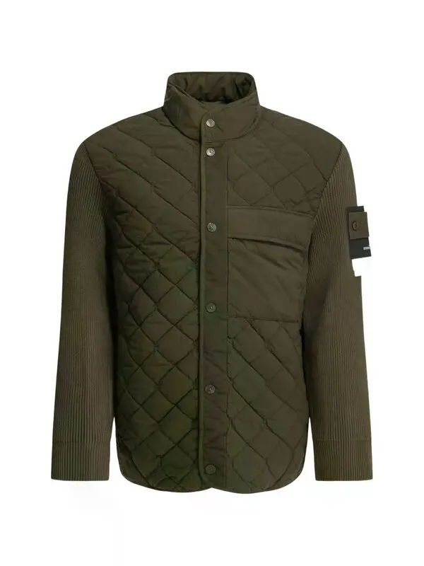 Stone Island Quilted Panelled Jacket