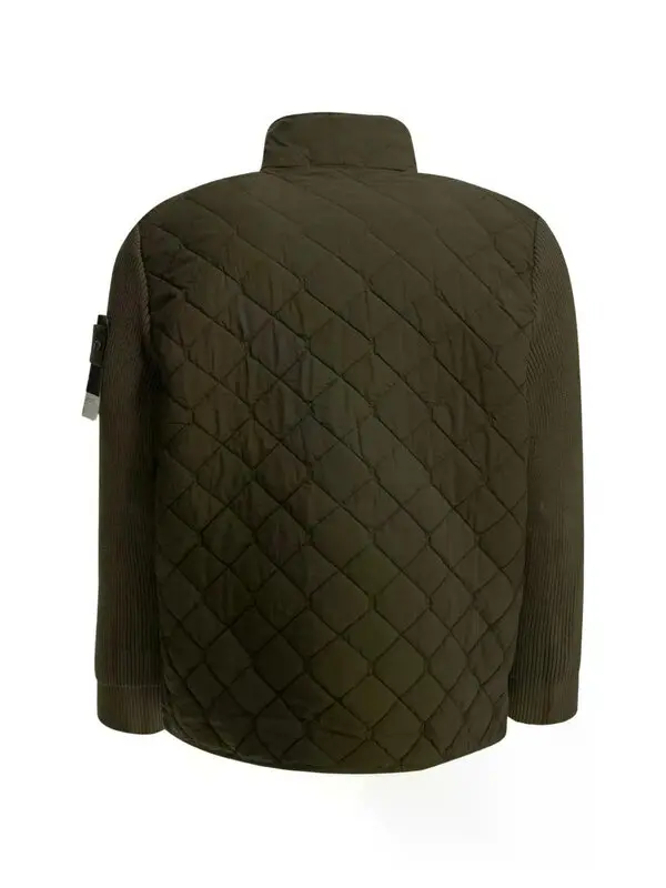 Stone Island Quilted Panelled Jacket