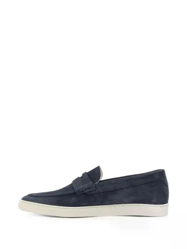 Brunello Cucinelli Suede Penny Loafers