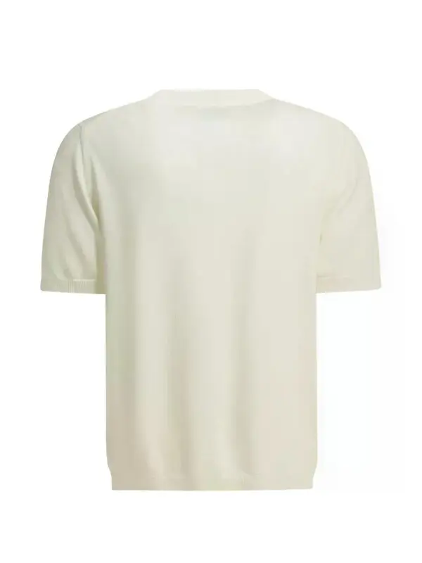 RAKKI Number-patch Knitted T-shirt