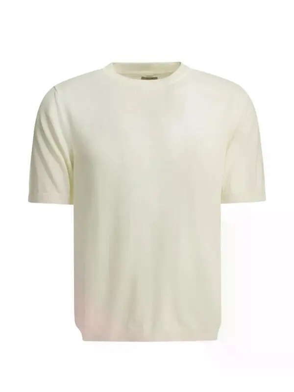 RAKKI Number-patch Knitted T-shirt