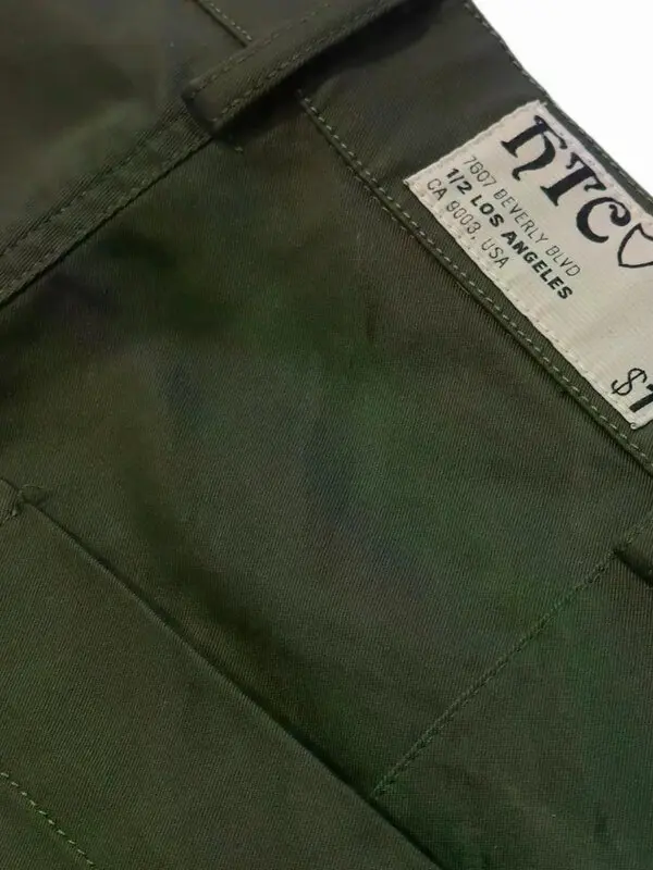 HTC LOS ANGELES Stud-embellished Baggy-fit Trousers