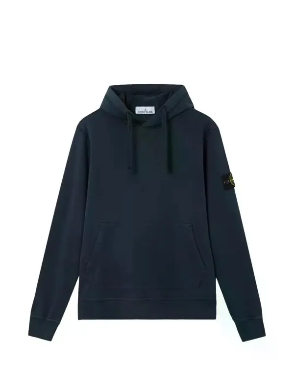 Stone Island Logo-patch Drawstring Hoodie