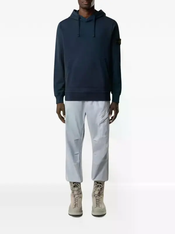 Stone Island Logo-patch Drawstring Hoodie