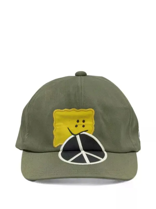 Kapital Patch Detail Baseball Cap - Green