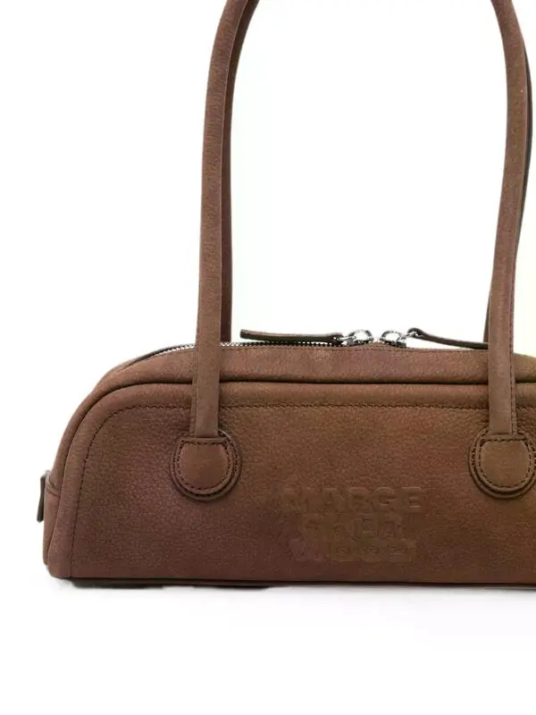MARGESHERWOOD Logo-embossed Leather Tote Bag