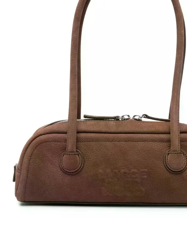 MARGESHERWOOD Embossed Logo Leather Tote Bag