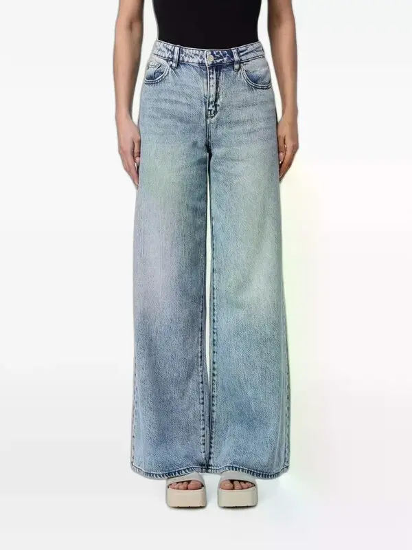 Armani Exchange Wide-leg Jeans