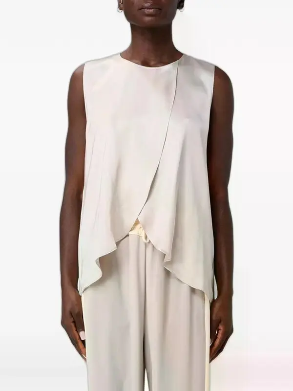 HANITA Asymmetric Draped Top
