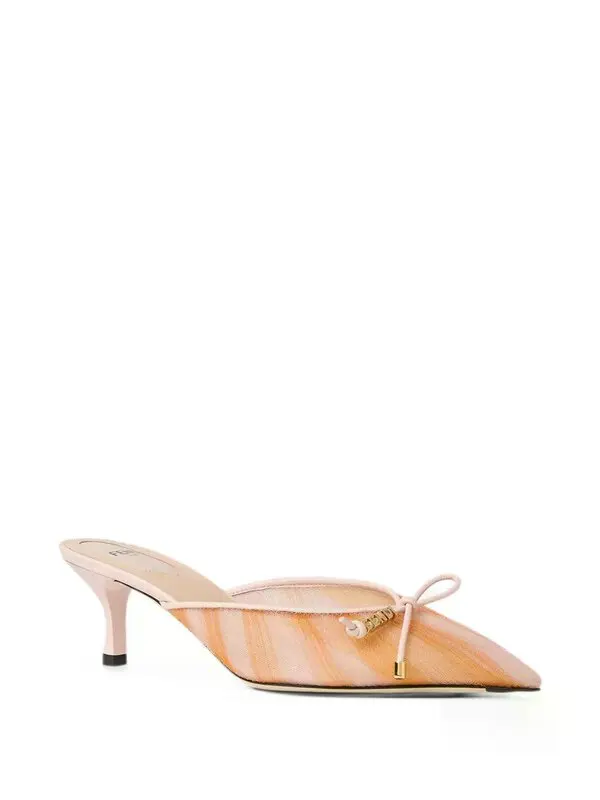 Fendi Bow-detail Pointed-toe Pumps