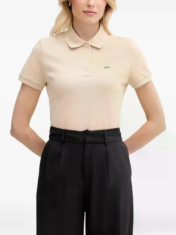 Lacoste Logo-patch Piqué Polo Shirt