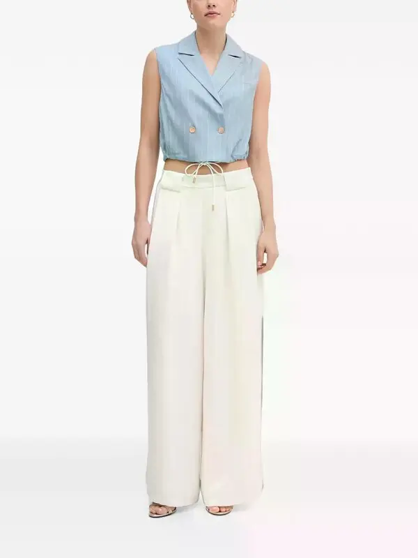 GAUDI Pinstripe-pattern Double-breasted Top