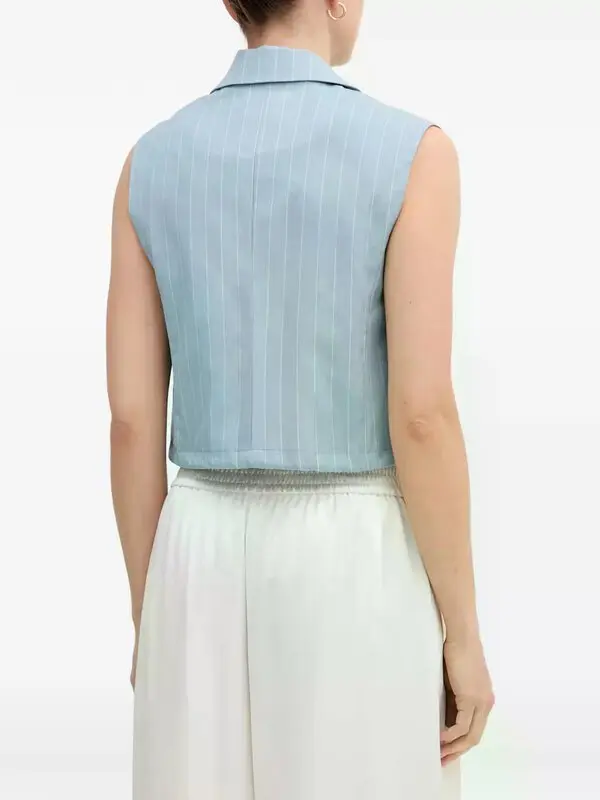 GAUDI Pinstripe Double-breasted Top