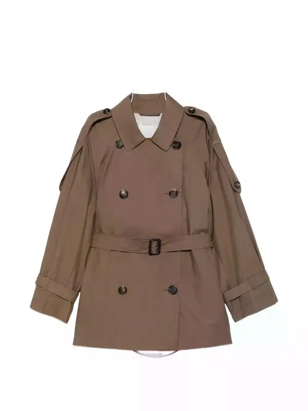 Max Mara Double-breasted Belted Coat