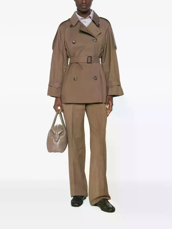 Max Mara Double-breasted Belted Coat