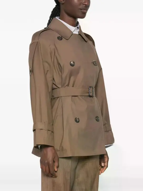 Max Mara Double-breasted Belted Coat