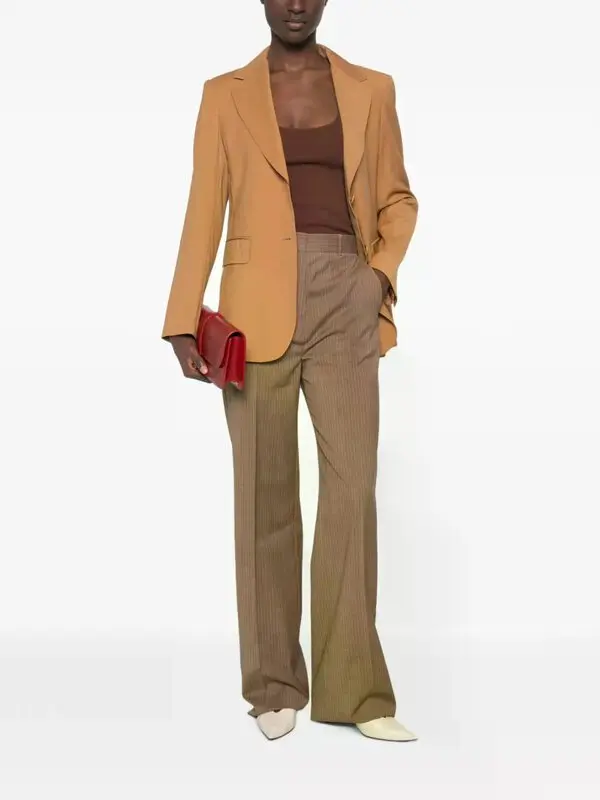 Max Mara Single-breasted Notched-lapel Blazer - Neutrals