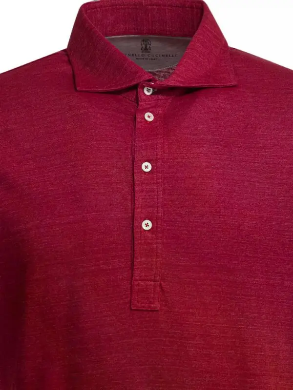 Brunello Cucinelli Short-sleeve Polo Shirt