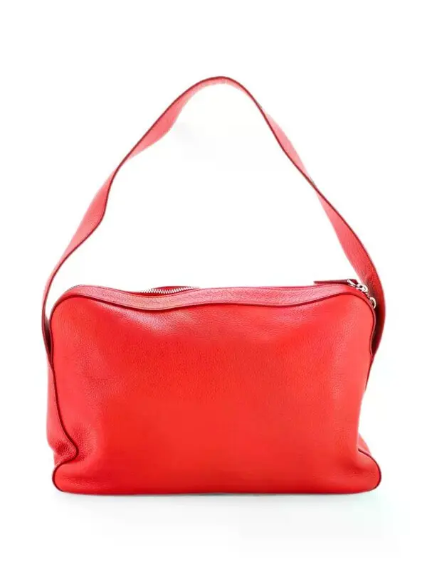 Prada Vitello Daino Top Zip Shoulder Bag