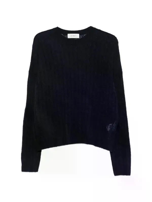 LISA YANG Amabel Open-knit Long-sleeve Jumper
