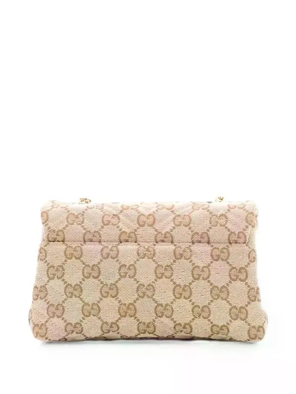 Gucci Gg Marmont Gg Canvas Mini Shoulder Bag