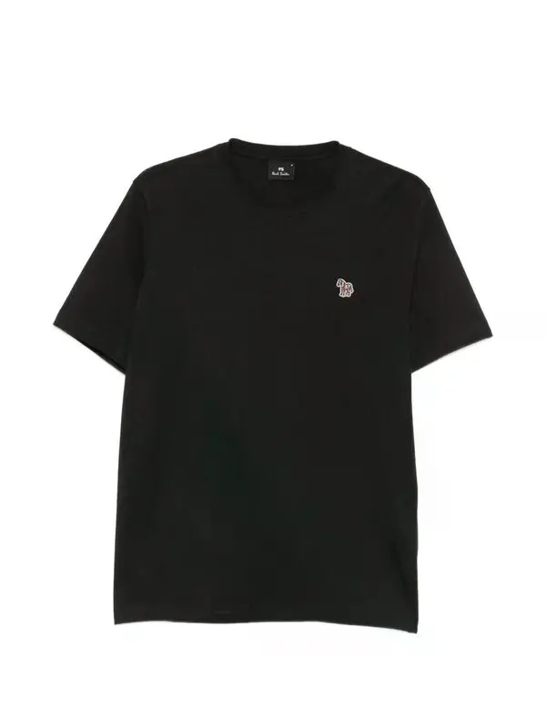 Paul Smith Logo-patch T-shirt - Black