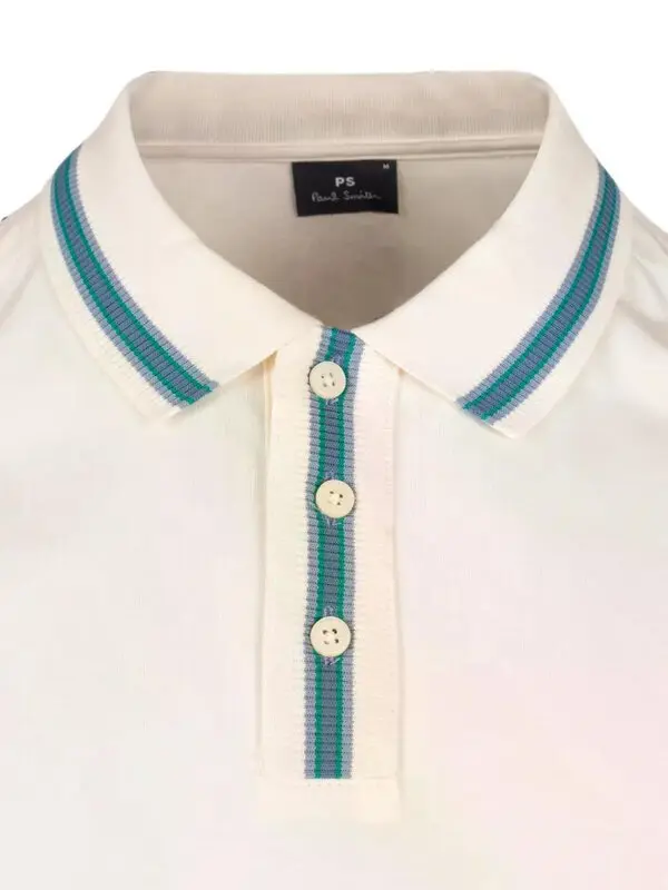 Paul Smith Stripe-trim Short-sleeve Polo Shirt