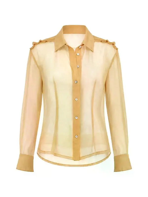 Paloma Wool Ruffled Silk Shirt
