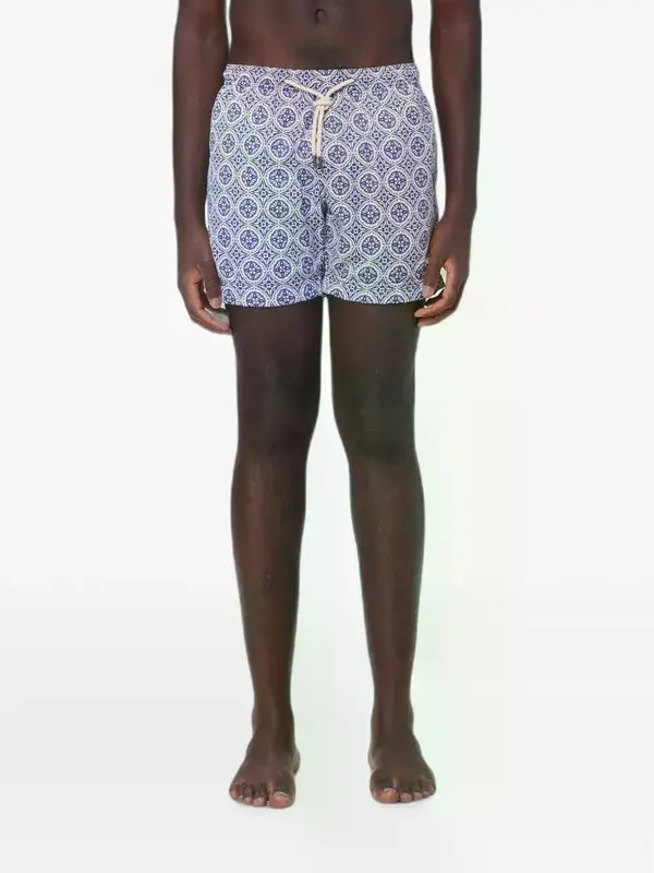 PENINSULA SWIMWEAR Montecristo Drawstring Swim Shorts - Blue