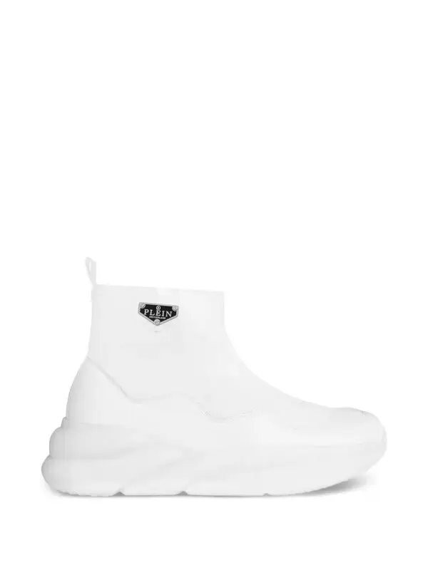 Philipp Plein Runner Sock Skywalker Sneakers - White