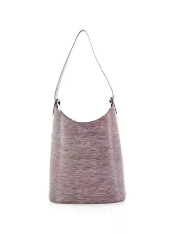 LOUIS VUITTON Verseau Handbag Epi Leather Hobo Bag - Grey