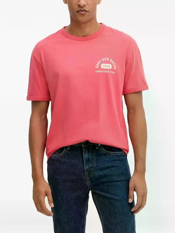 Gant Logo-print Crew-neck T-shirt