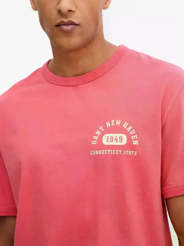 Gant Logo-print Crew-neck T-shirt