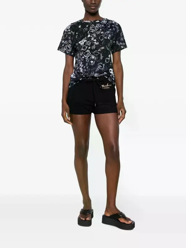Moschino Graphic Print Crewneck T-shirt