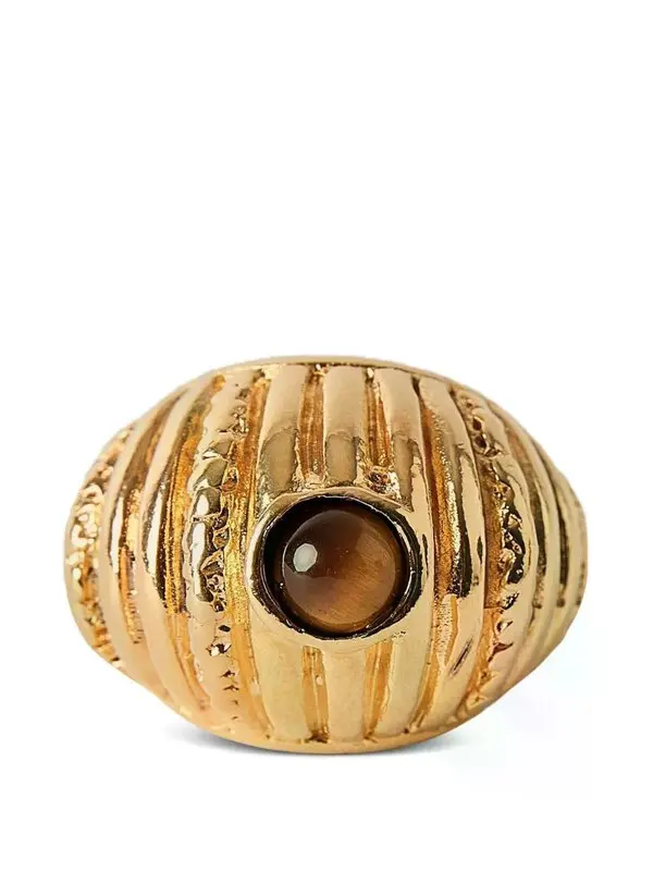 PAOLA SIGHINOLFI Tiger Eye Ring - Gold