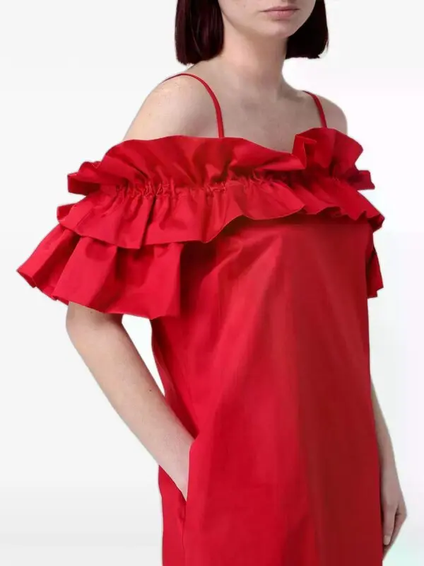 HANITA Ruffled Off-shoulder Dress