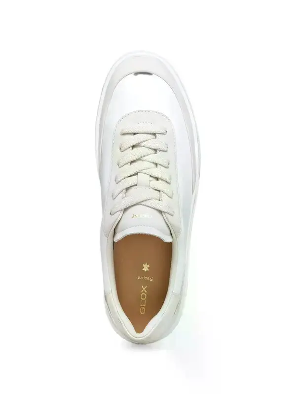 Geox Dynamia Panelled Leather Sneakers