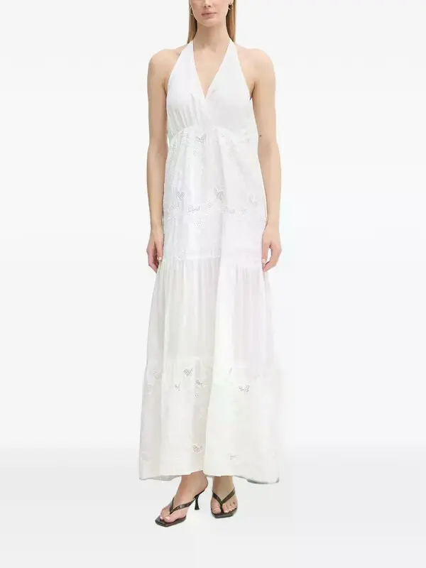 GAUDI Broderie Anglaise Tiered Maxi Dress