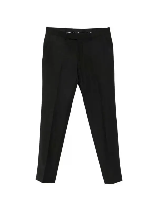 Karl Lagerfeld Pressed Crease Belt-loop Trousers